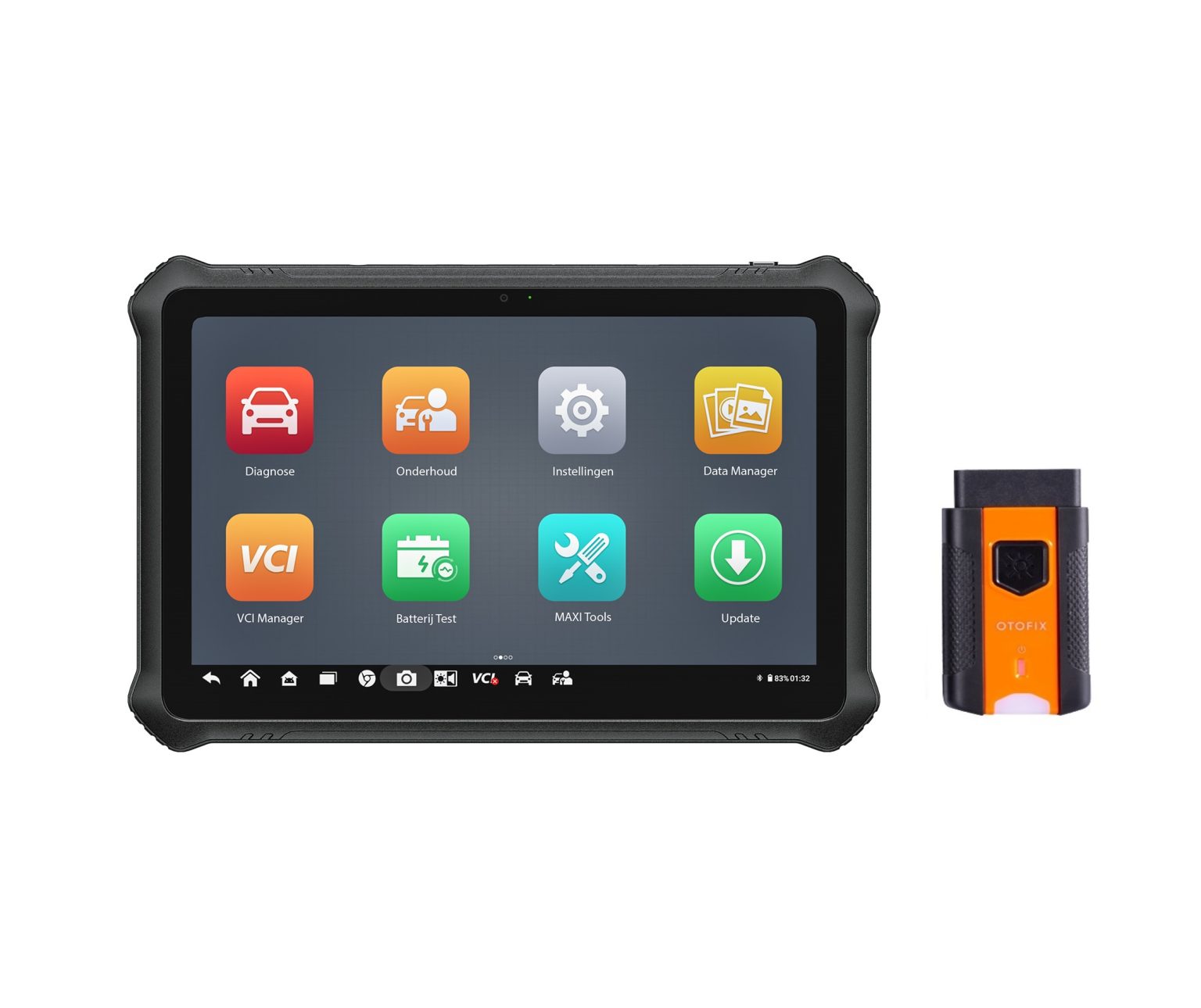 Professional OBD1/OBD2/EOBD Diagnoseapparaat Otofix D1 MAX + 43 Service functies + ECU Coding ...